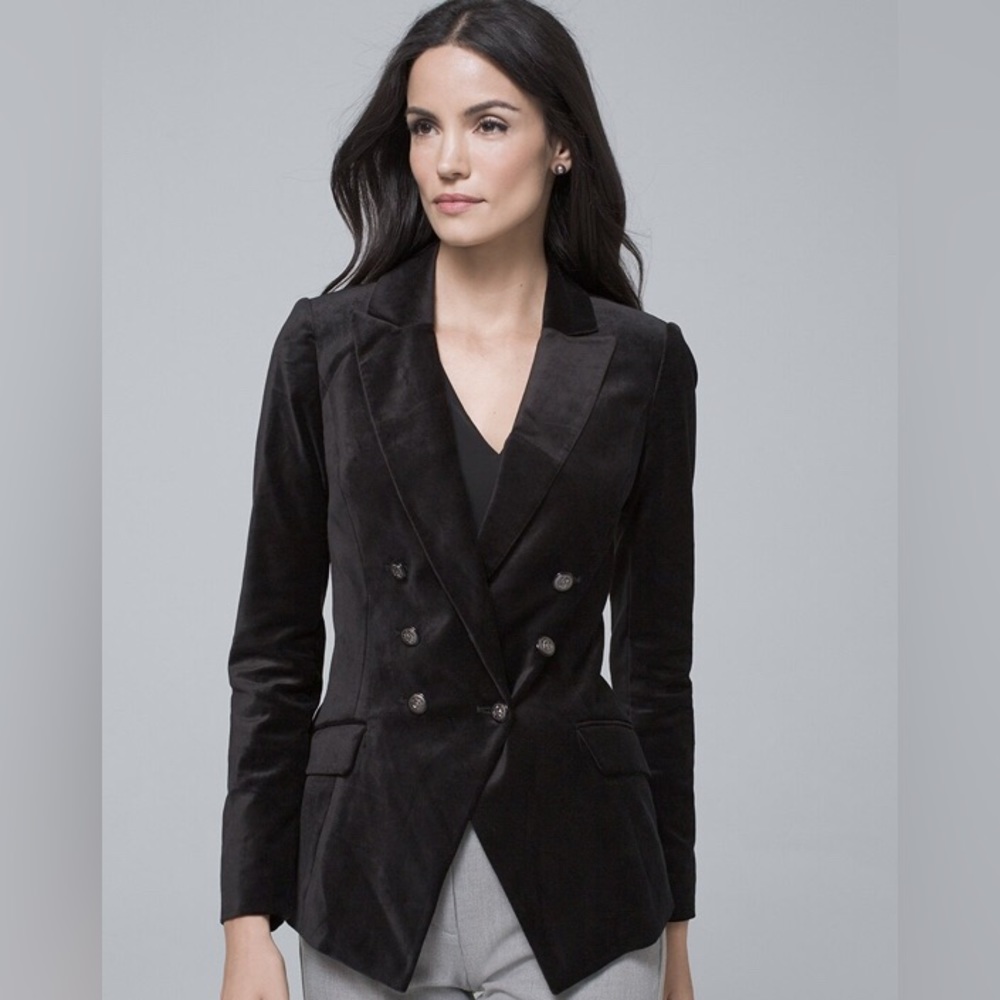Whbm Velvet Trophy Jacket - Gem